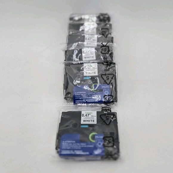 Labelife | Design | 6 Pack Labelife White Laminated Label Tape 2mm X 47 ...